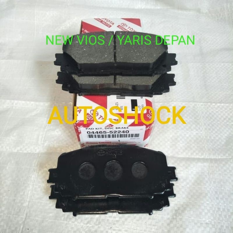 Jual BRAKE PAD KAMPAS REM NEW VIOS YARIS DEPAN 04465-52240 | Shopee ...