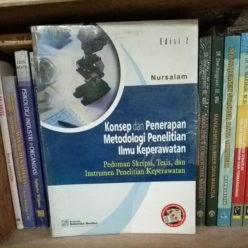 Jual Konsep dan Penerapan Metodologi Penelitian Ilmu Keperawatan- Nursalam edisi 2 | Shopee ...