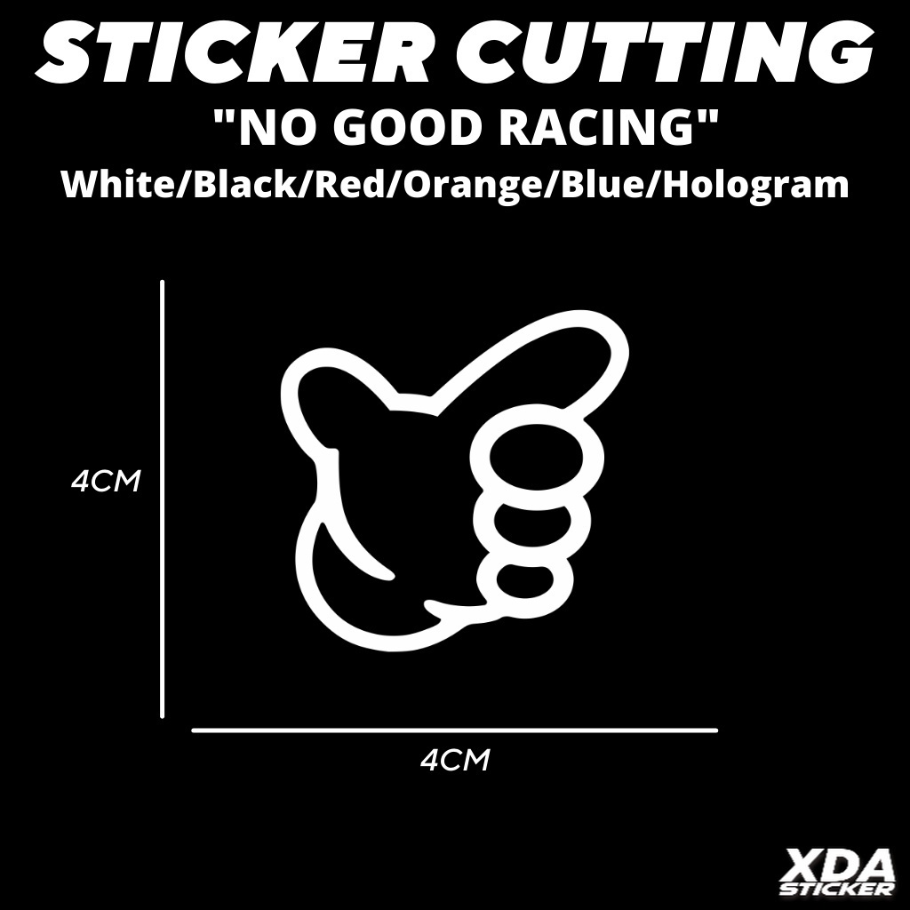 Jual STIKER/STICKER CUTTING NO GOOD RACING | Shopee Indonesia