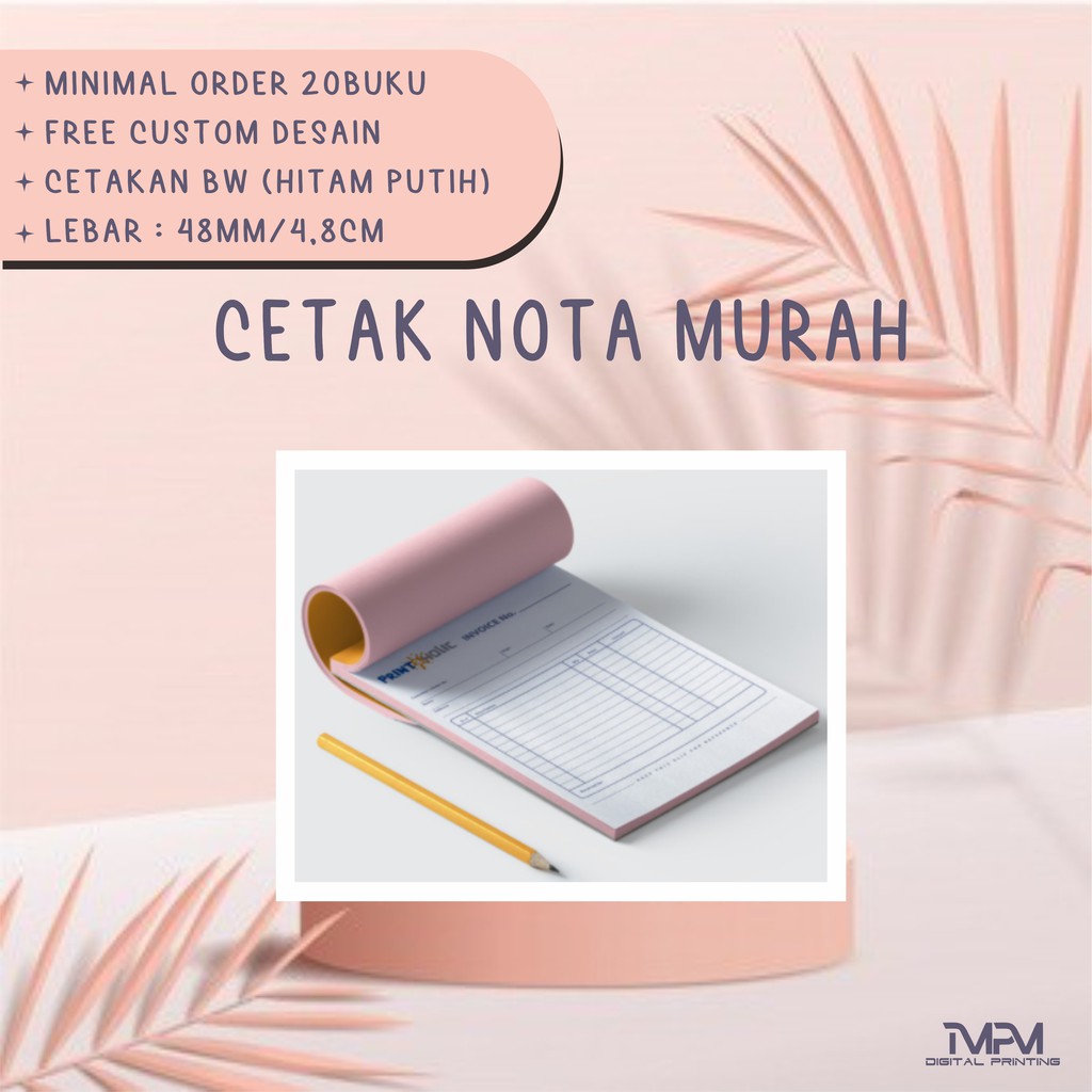Jual Cetak Nota Murah Hitam Putih | Shopee Indonesia