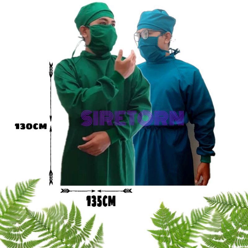 Jual Baju Operasi / Baju Tindakan / Jubah Bedah / Jas Medis Dokter ...
