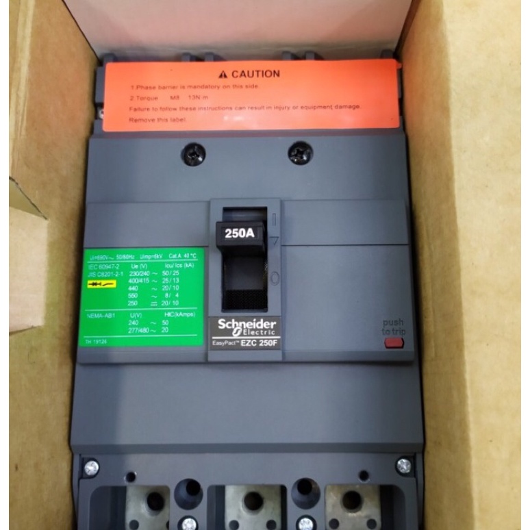 Jual MCCB EZC250F 250A 225A 200A 160A 125A 3p schneider | Shopee Indonesia
