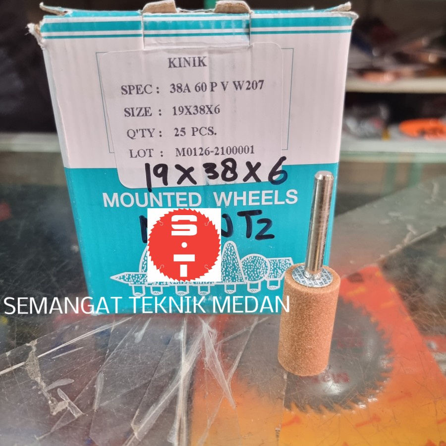 Jual W207 BATU OSCO GRENDA BOTOL MOUNTED STONE SILINDER 19 X 38 X 6mm ...