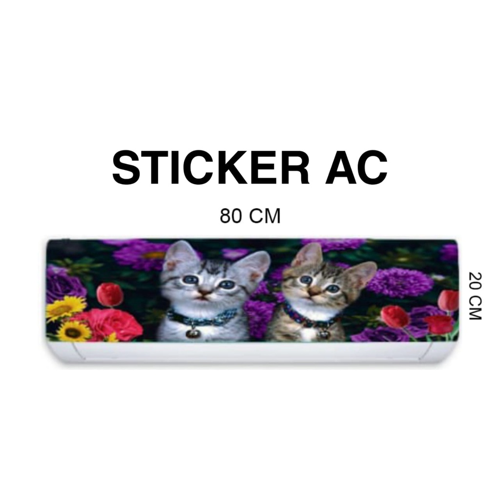 Jual Stiker AC Hanya Bagian Depan Saja Uk.80 x 20 Motif Karakter ...