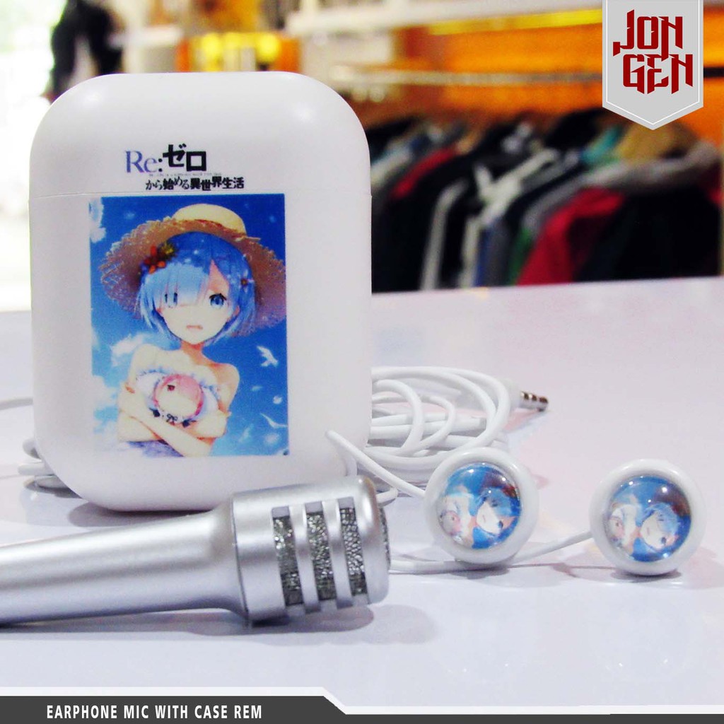 Jual Earphone Mic WIth Case Kaneki Ken SAO My Hero Academia Gintama AOT ...