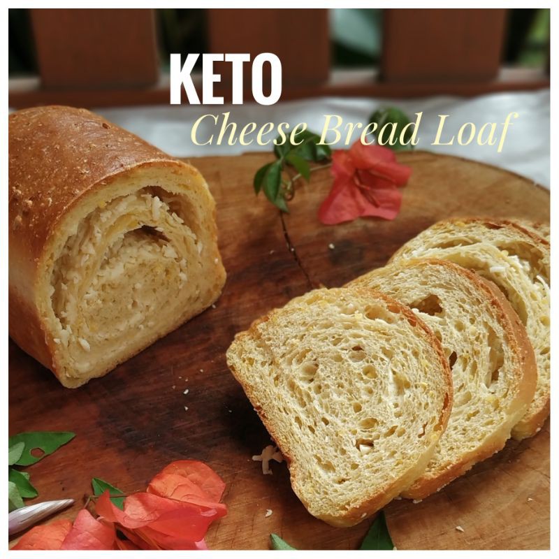 Jual KETO DEBM DIABETIC FRIENDLY BREAD LOAF ROTI TAWAR KETO ISI KEJU ...
