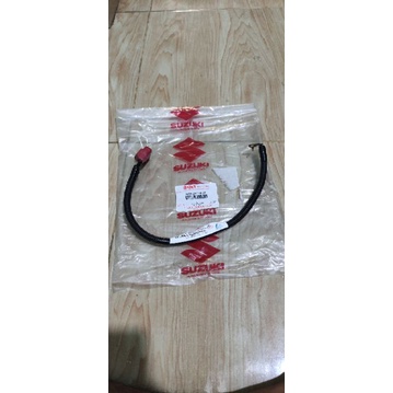 Jual wiring battery cable kabel karet merah plus aki Suzuki raider ...