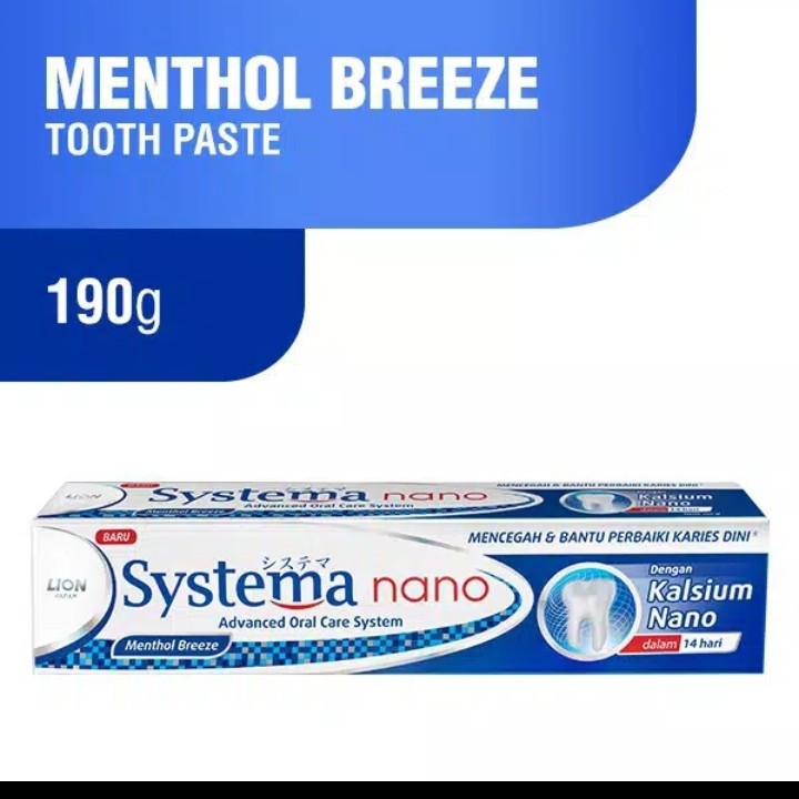 Jual Systema Toothpaste Menthol Breeze Tube 190gr | Shopee Indonesia