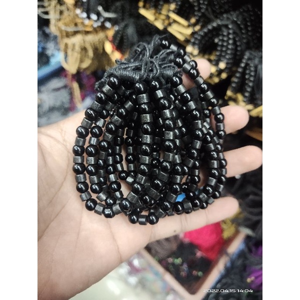 Jual Gelang Tangan Tali serut Kayu kombinasi batu limbad banyak model ...