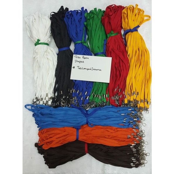 Jual Per 50 PCS Tali Polos Kait 1CM Tali Sepatu 1CM Polos Kait | Shopee ...