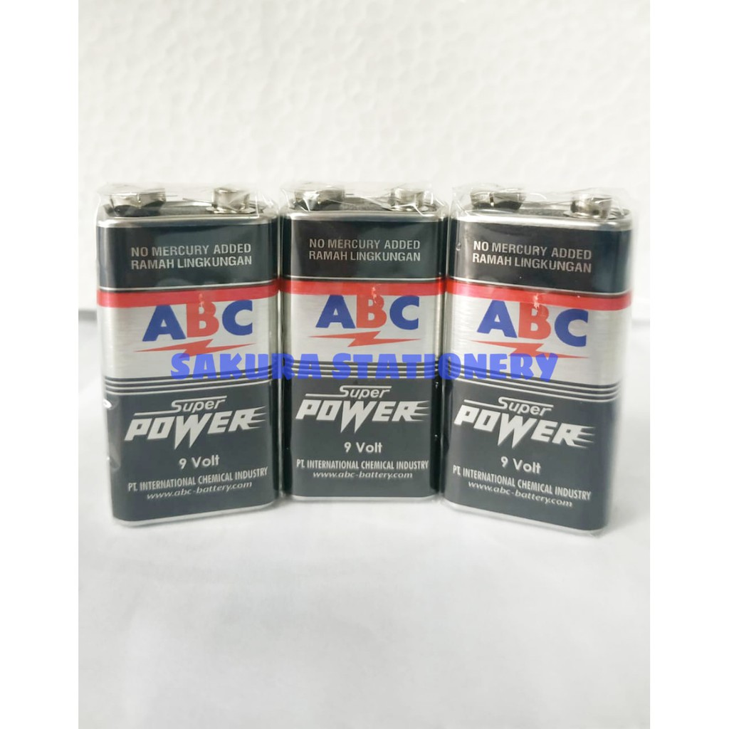 Jual Baterai ABC 9 Volt Kotak | Shopee Indonesia