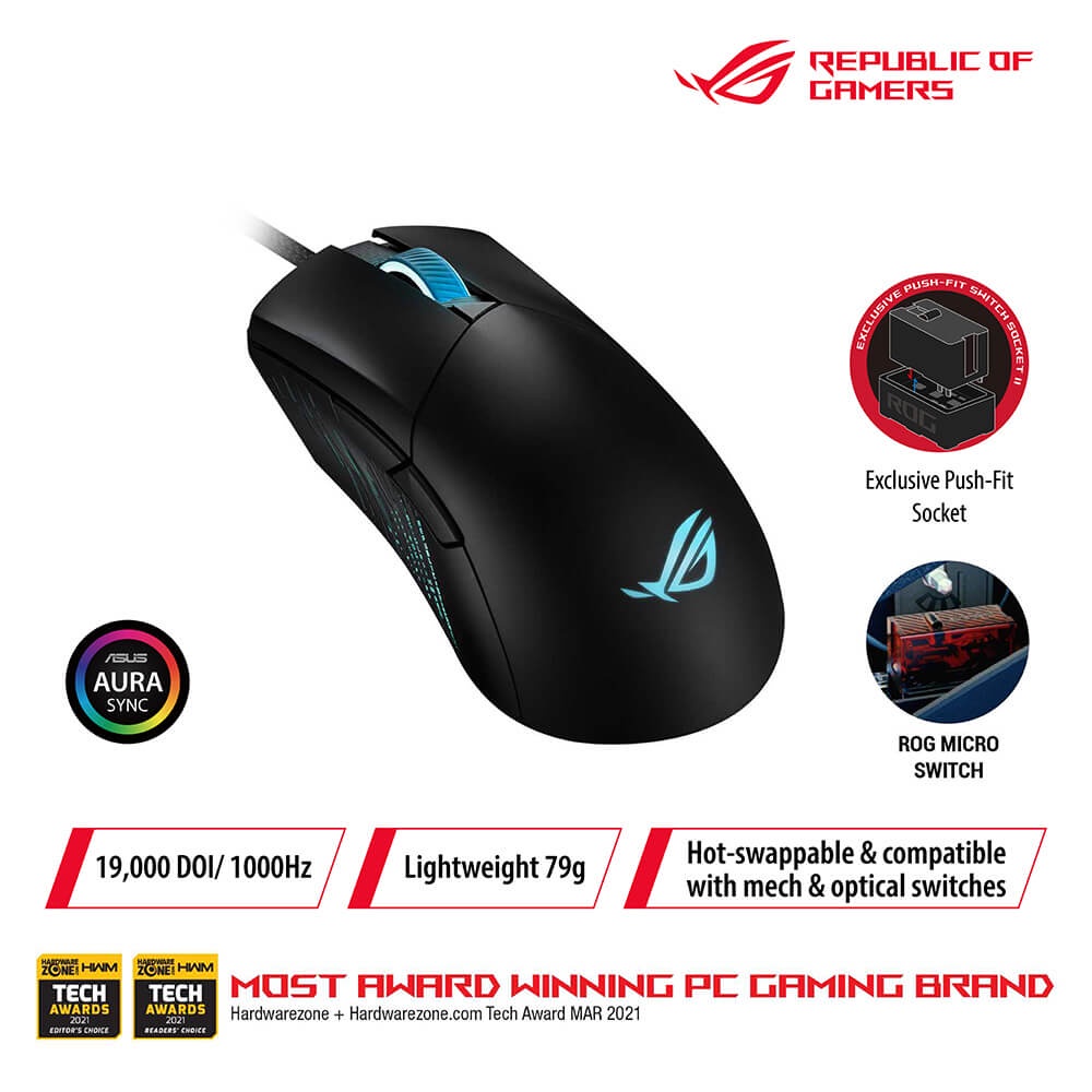 Jual ROG Gladius III Gaming Mouse | Shopee Indonesia