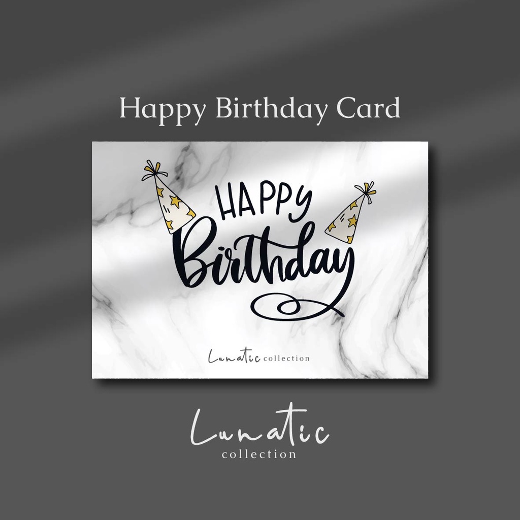 Jual LUNATIC Greeting Card - HAPPY BIRTHDAY | Shopee Indonesia