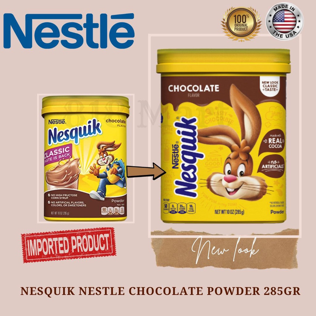 Jual Nestle Nesquik Chocolate Powder, 10 oz (285 g) | Shopee Indonesia