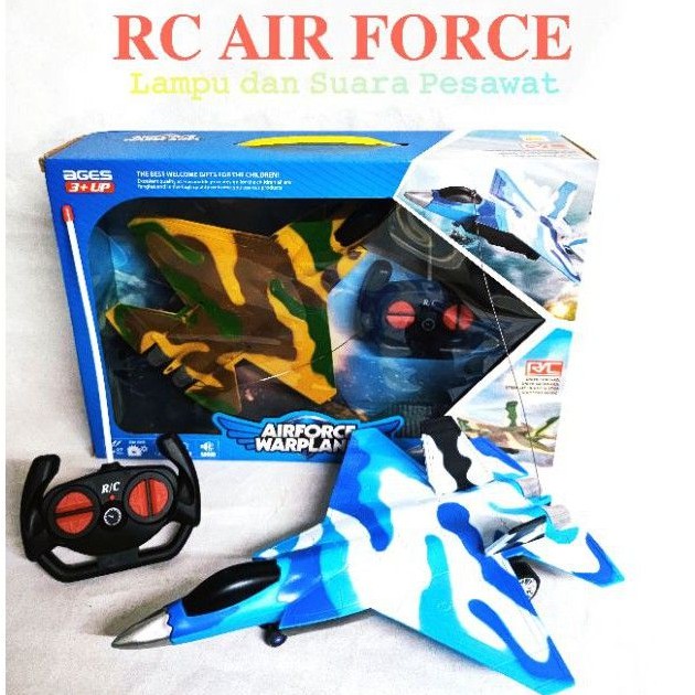 Jual Mainan Remote Pesawat Terbang Rc Pesawat Tempur AirForce Warplanes ...