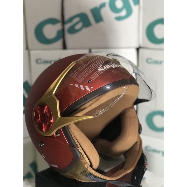 Jual helm cargloss original Yrh hijab majestic red doff | Shopee Indonesia