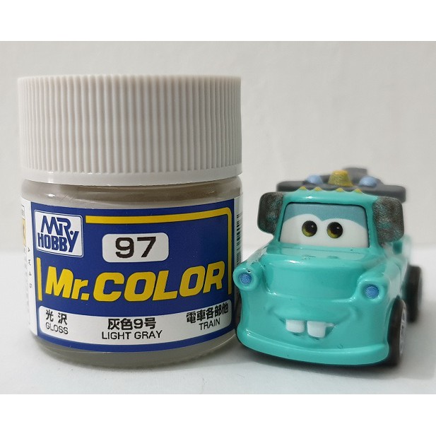 Jual Mr Hobby Mr Color 97 Light Gray Train Gloss 10 ML Cat Gundam Model ...