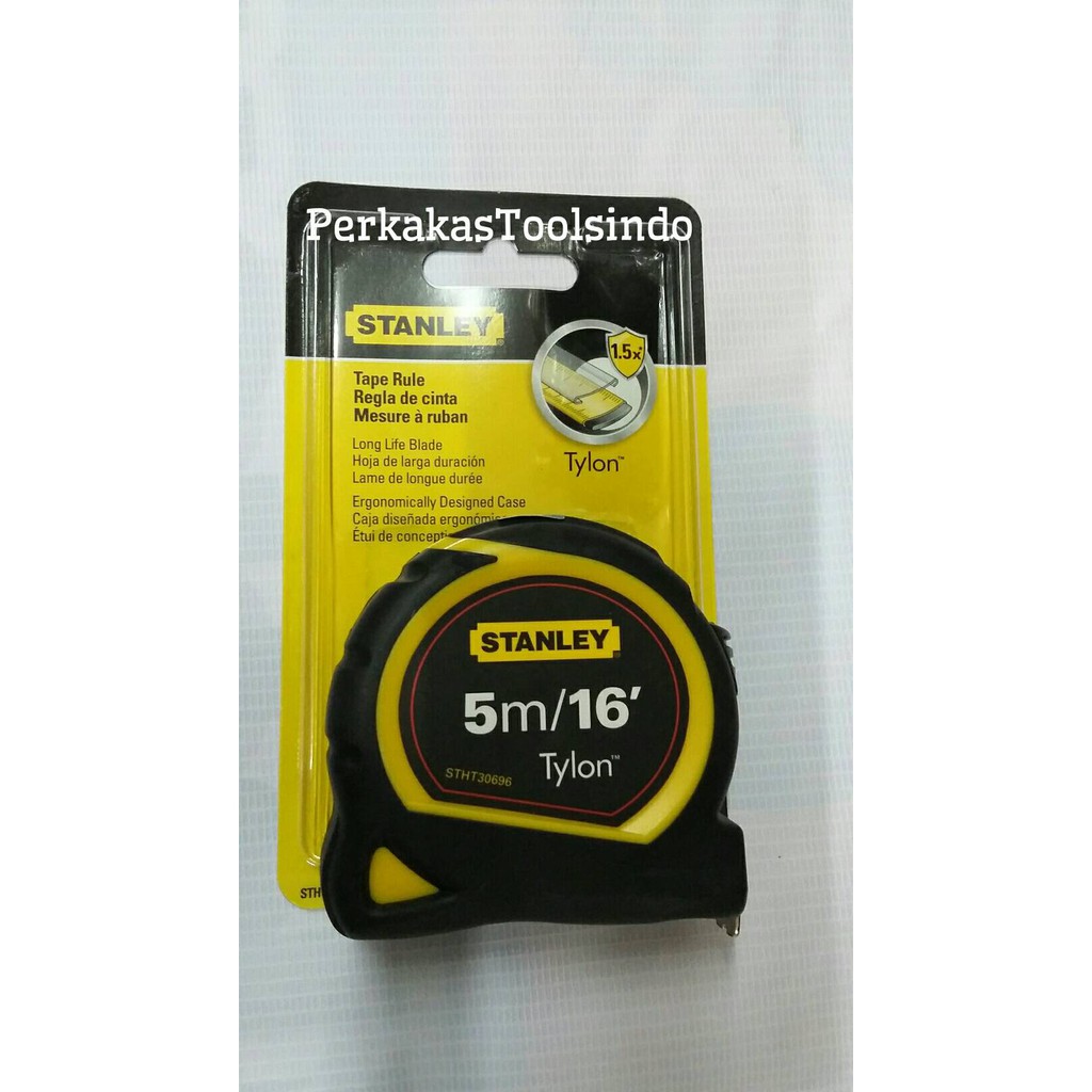 Jual ORIGINAL Meteran 5m dan 8m STANLEY Tylon Tape 30-696 Murah ...