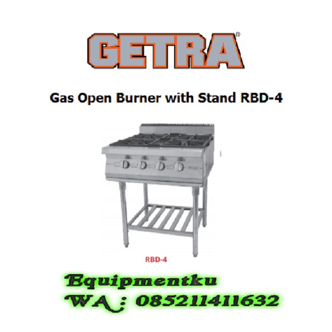 Jual GETRA Gas Open Burner with Stand RBD-4 | Shopee Indonesia