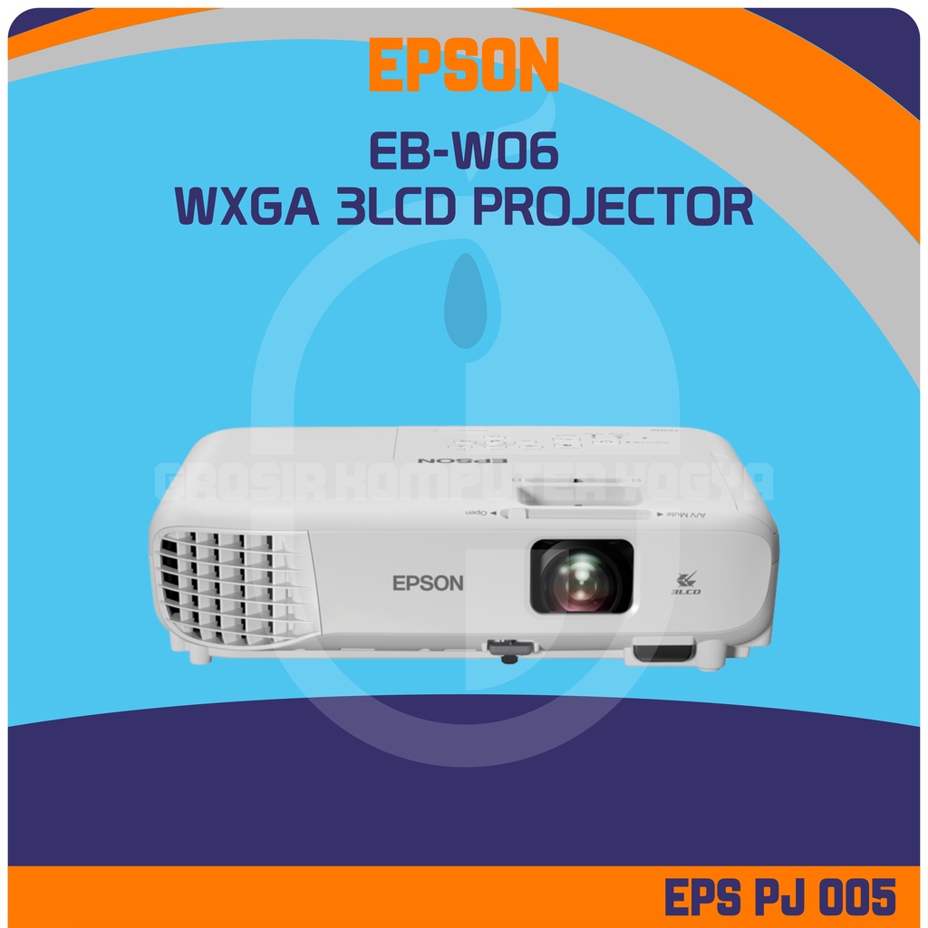 Jual Epson EB-W06 WXGA 3LCD Projector 3700 Lumens Proyektor | Shopee Indonesia