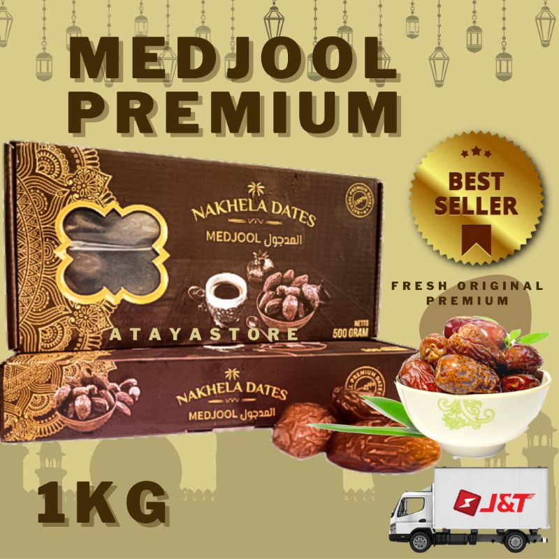 Jual KURMA MEDJOOL MEDJOL PALESTINA UKURAN JUMBO BERKUALITAS PREMIUM 1Kg 1 kg | Shopee Indonesia