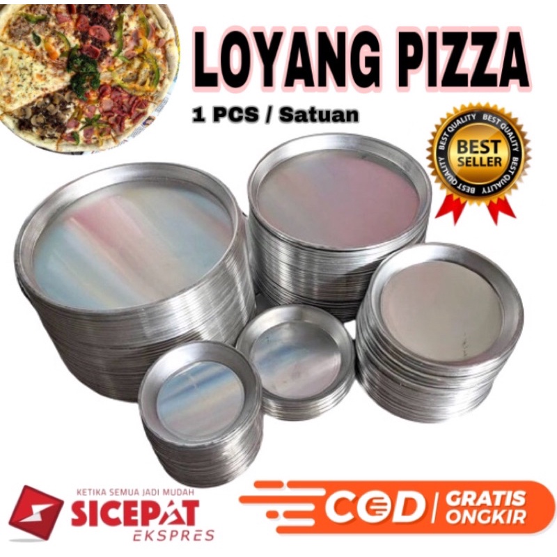 Jual Loyang Pizza Mini 8 cm 10 cm 12 cm 14 cm 16 cm 18 cm 20 cm 22 cm ...