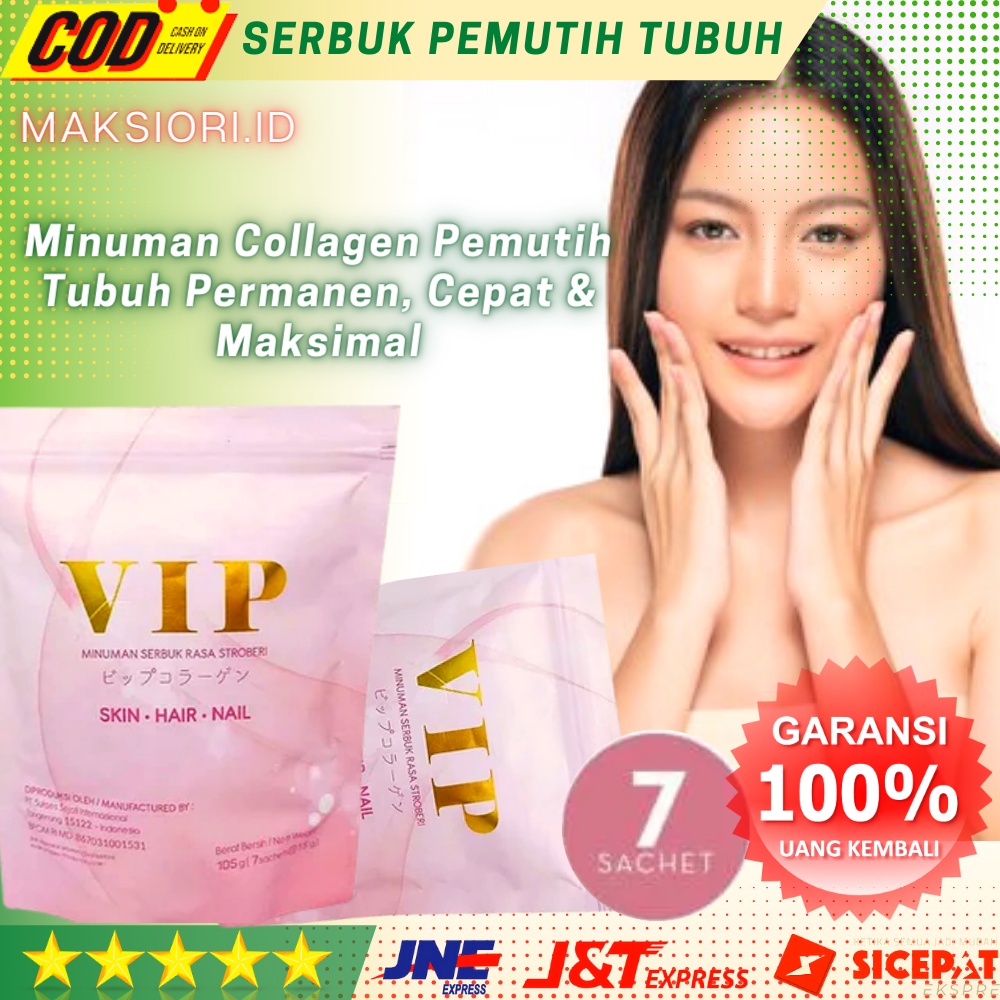 Jual Suplemen Minuman Collagen Pemutih Kulit Badan Merata Permanen ...