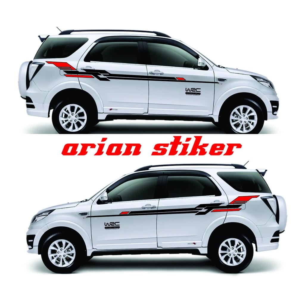 Jual stiker mobil terios toyota rush stiker mobil keren | Shopee Indonesia