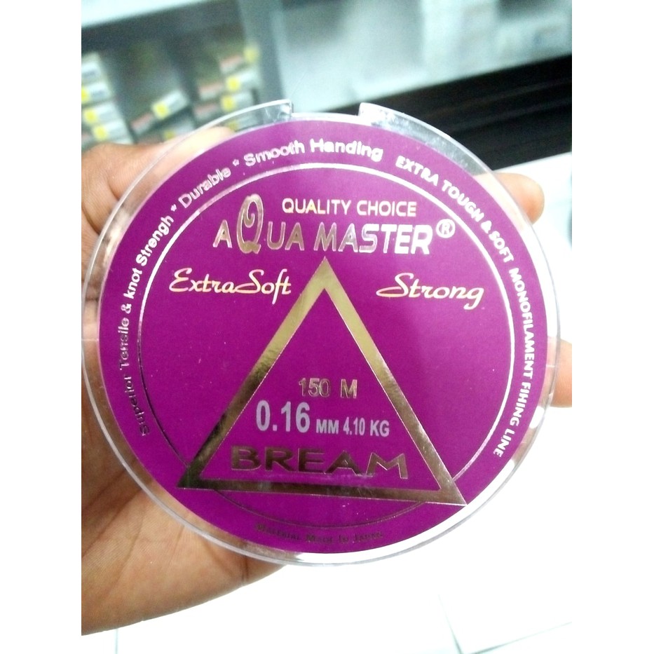 Jual Senar Pancing Aqua Master Bream Monofilamet Size Lengkap Kuat Dan ...