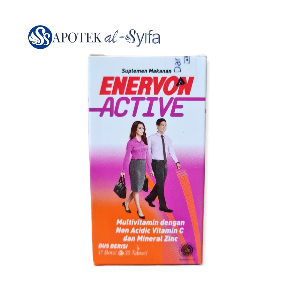 Jual Enervon Active / Enervon C Multivitamin Tubuh (1 botol isi 30 ... Jual Enervon Active / Enervon C Multivitamin Tubuh (1 botol isi 30 ...