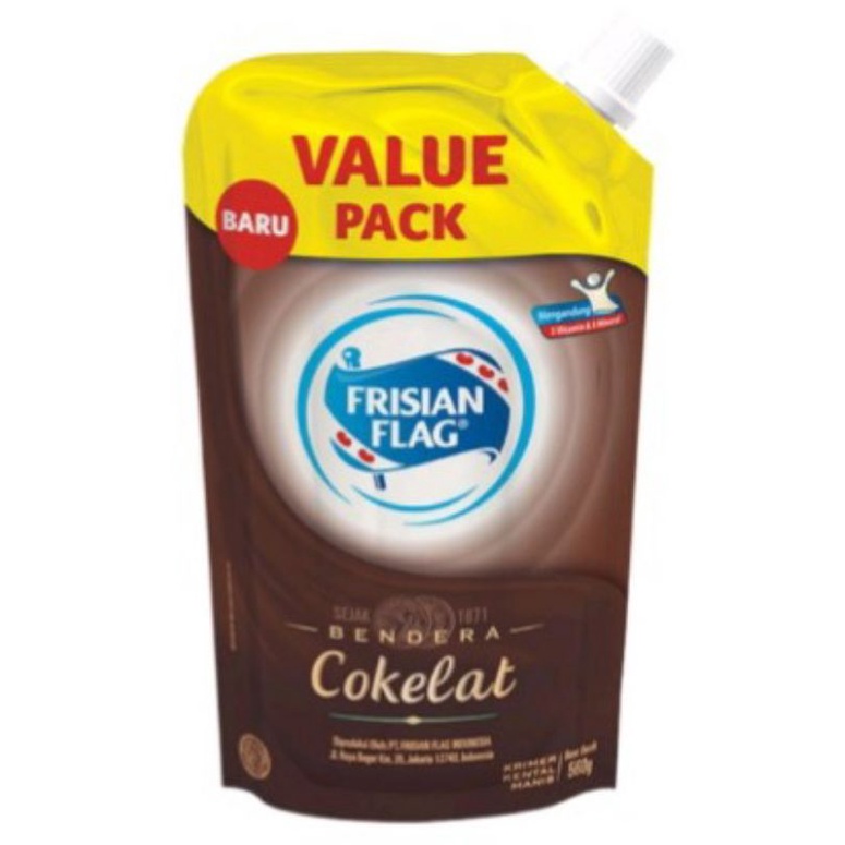 Jual Frisian Flag Bendera SKM Strawberry Cokelat / Putih / Gold ...