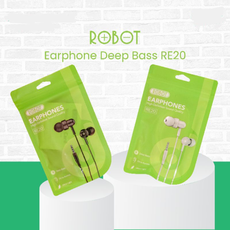 Jual Headset Robot RE-20 Deep Bass (Originall Robot Official) Garansi ...