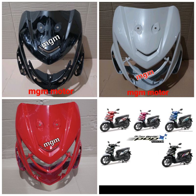 Jual TAMENG PANEL DEPAN HONDA BEAT POP HITAM PUTIH MERAH | Shopee Indonesia