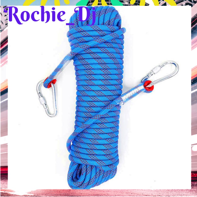 Jual TALI PARACORD PANJANG TEBING CLIMBING ROPE 10MM 20 METER WITH ...