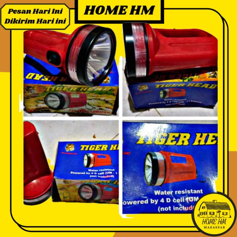 Jual {HM} Senter Tiger Head 1 Mata Ternag Senter Model baru Terbaru ...