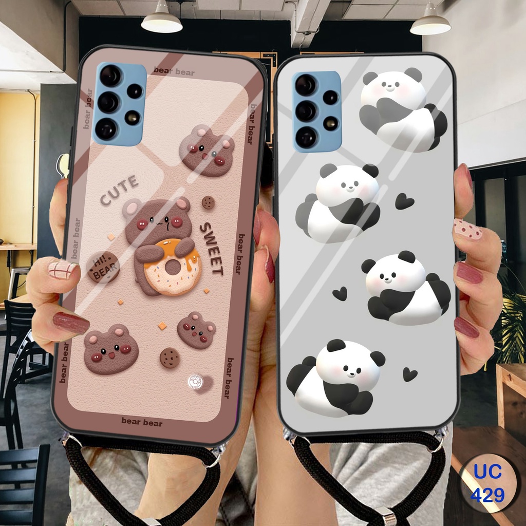 Jual UC429 Softcase Kilau + Tali Samsung A52 M32 A12 A02 A02S A10 A20 A30 A50 A10S A20S A30S ...