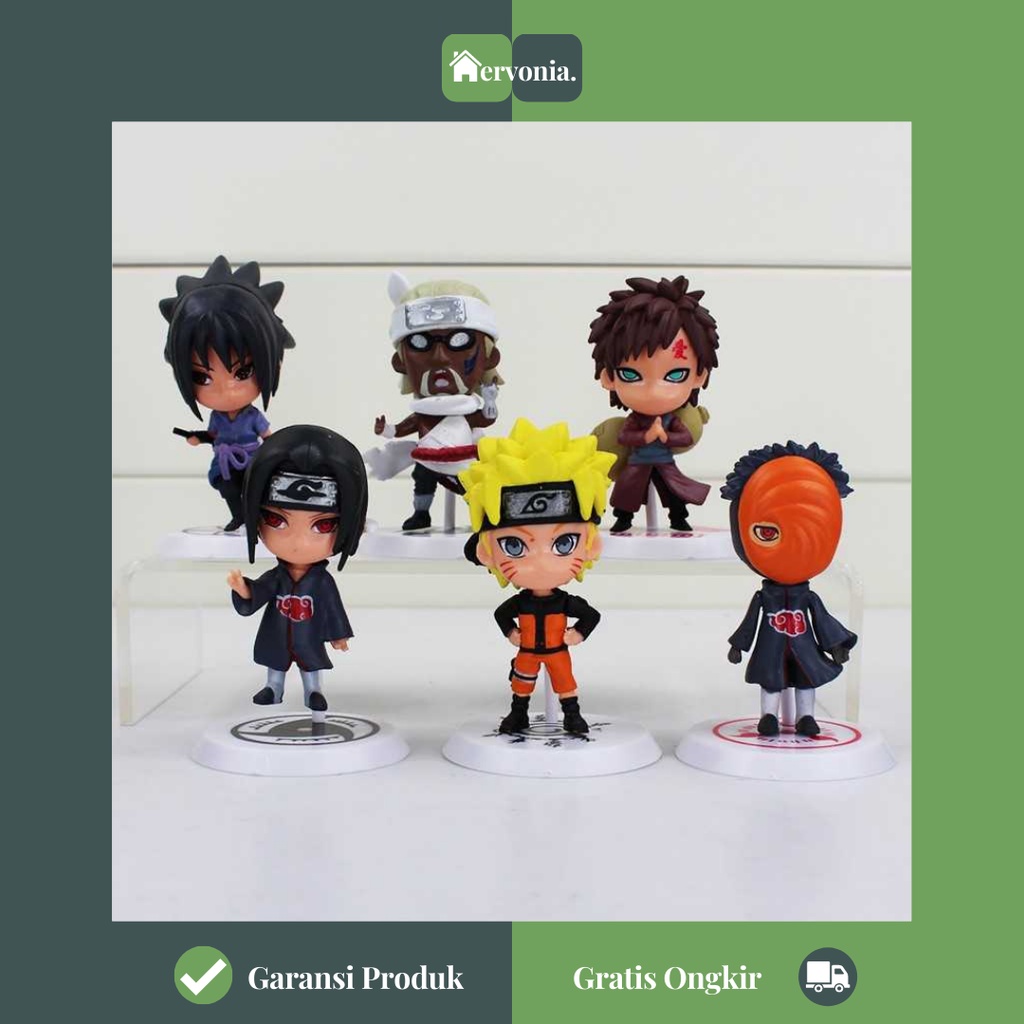 Jual Naruto Action Figure Mini 6 PCS | Shopee Indonesia
