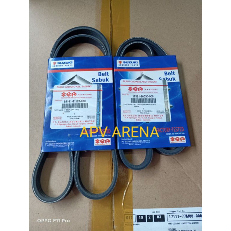Jual Fan Belt AC set WATER Pump APV ARENA /VAN SABUK FANBELT VANBELT ...