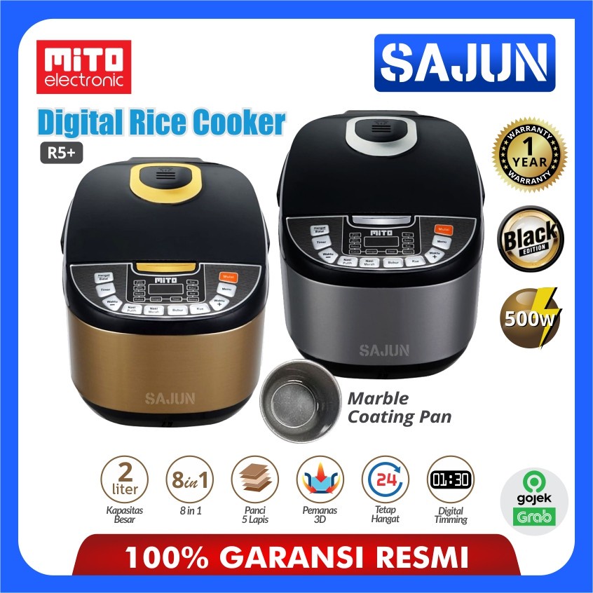 Jual Digital Rice Cooker Mito R5 Plus Kapasitas 2 Liter | Shopee Indonesia