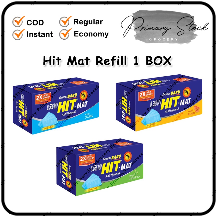 Jual Hit Mat Refill Obat Nyamuk Listrik Isi Ulang Anti Nyamuk Elektrik ...