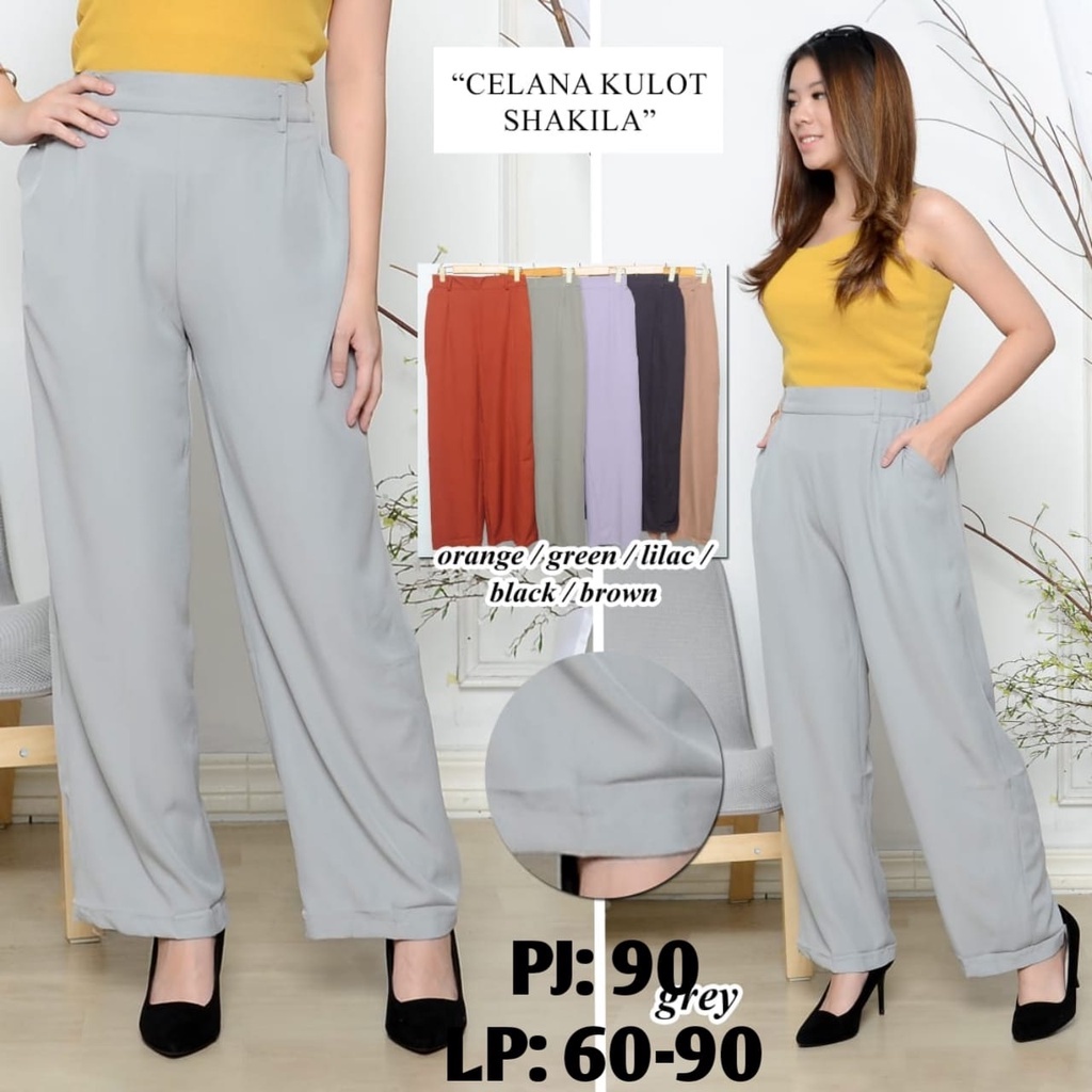 Jual Celana Kulot Shakila | Shopee Indonesia