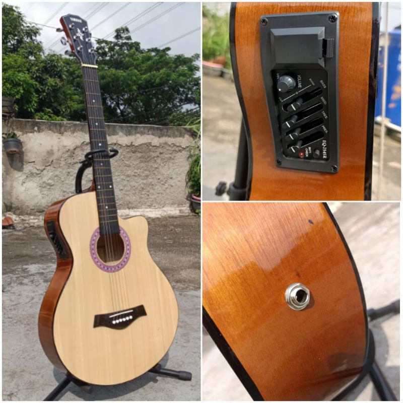 Jual Gitar yamaha akustik elektrik pemula | Shopee Indonesia