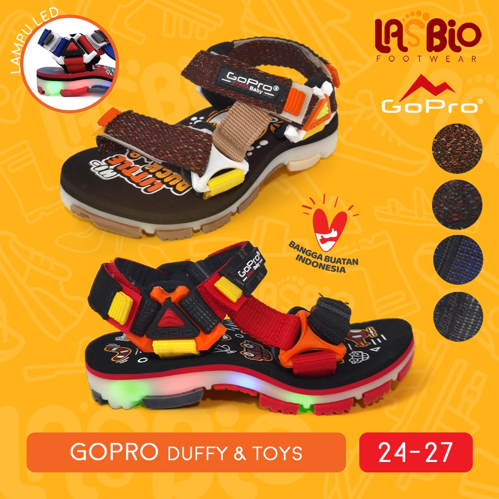 Jual GoPro Jet Sepatu Sandal Gunung Lampu Anak | Shopee Indonesia