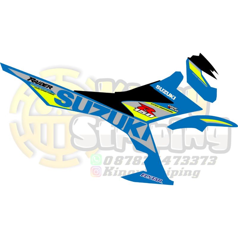 Jual STICKER STRIPING SATROA FU FI INJEKSI CUSTOM DESAIN SUKA SUKA ...