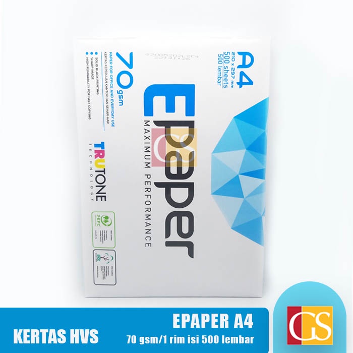 Jual KERTAS FOTOCOPY HVS EPAPER A4 75 GRAM | Shopee Indonesia
