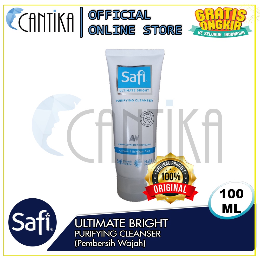 Jual PROMO SAFI Ultimate Bright Purifying Cleanser 100gr (Kemasan Baru) | Shopee Indonesia