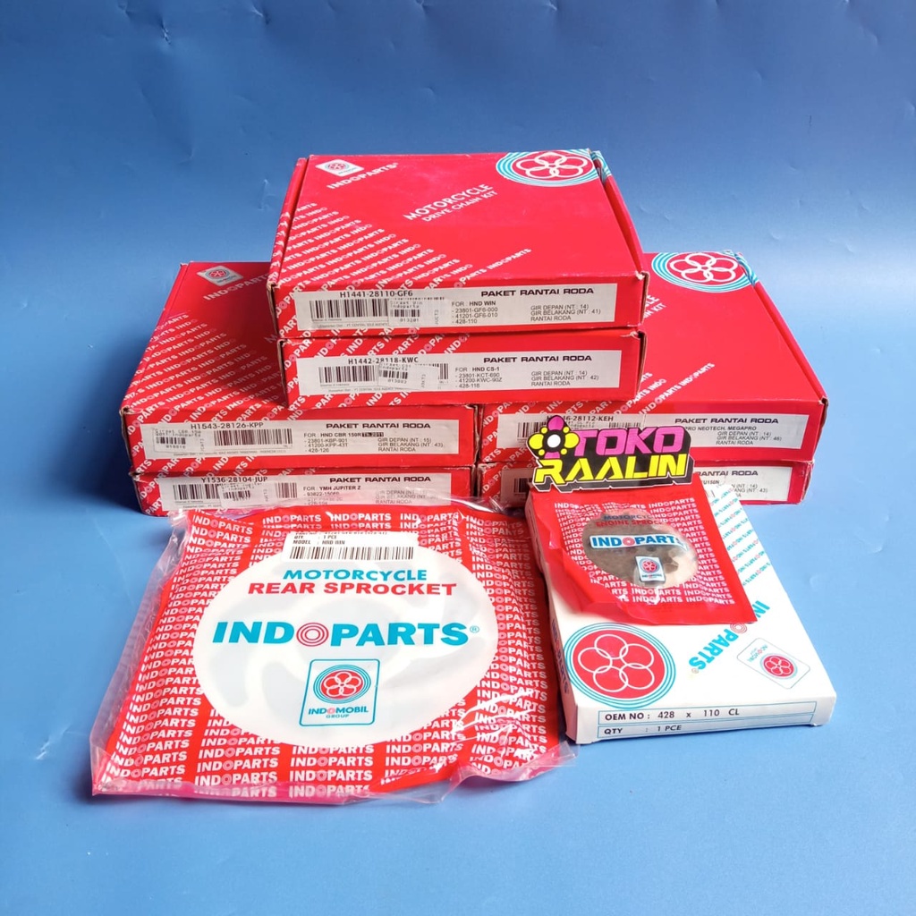 Jual Gearset Girset Indopart GL Pro Neo GL Pro Supra X 125 FI Tiger Cbr ...