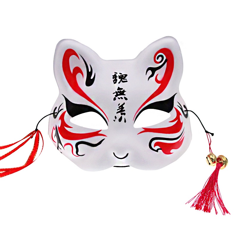 Jual Topeng Anbu Cosplay Ninja Kucing Japanese Anime Demon Slayer Fox ...