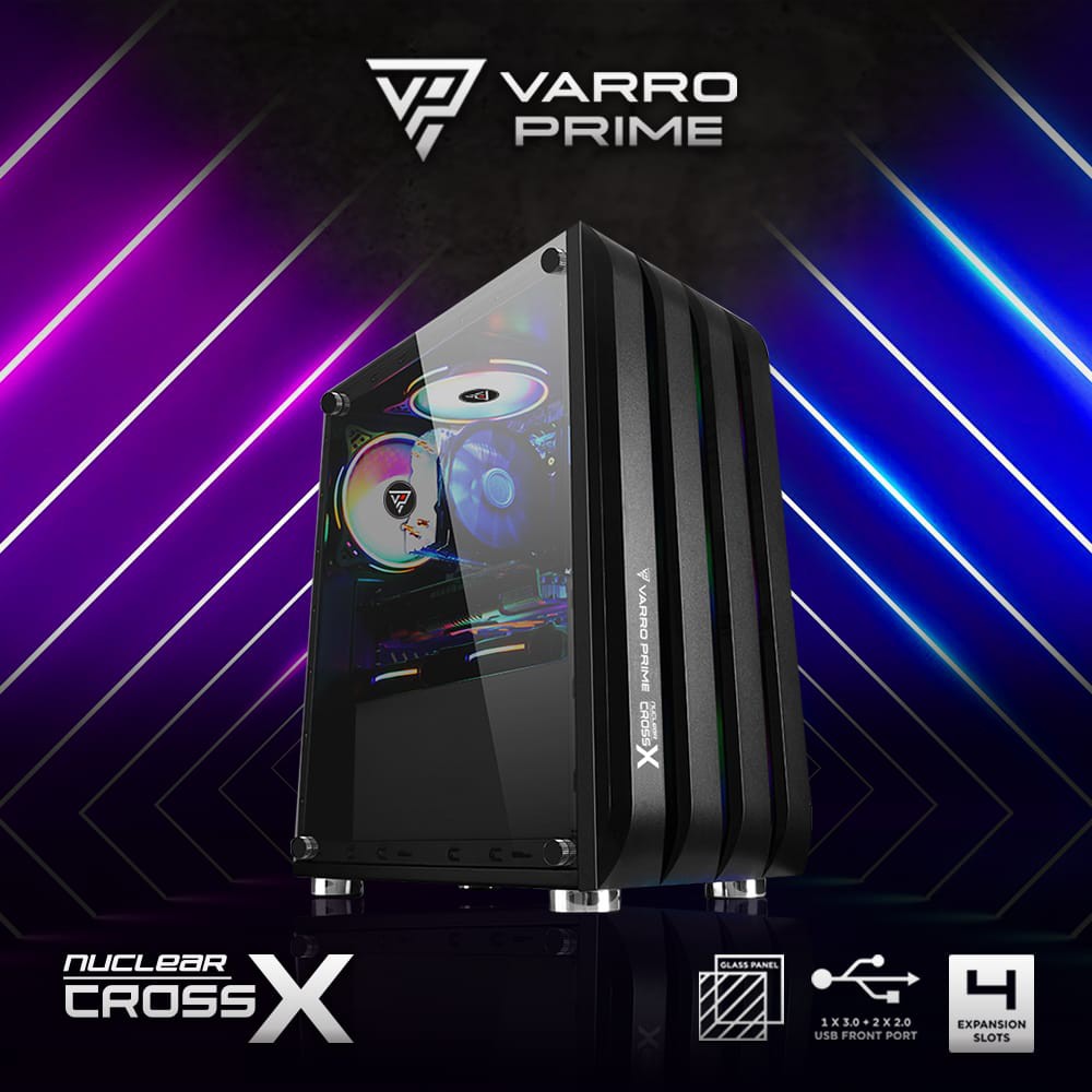 Jual Casing Gaming Varro Nuclear Cross X | Shopee Indonesia