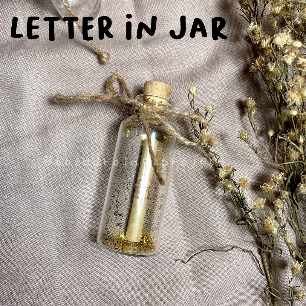 Jual MESSAGE BOTTLE LETTER JAR PESAN SURAT DALAM BOTOL | Shopee Indonesia